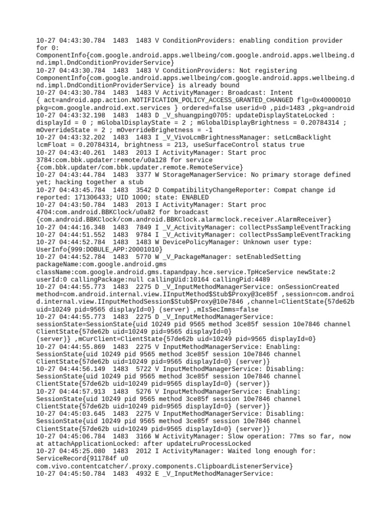 Log | PDF | Operating System Technology | Software Engineering