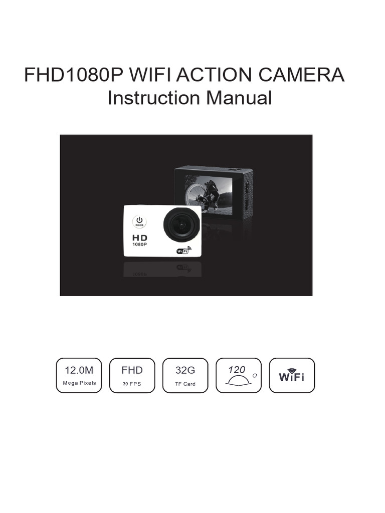 FHD1080WIFI actionCAM | PDF | Video | Camera