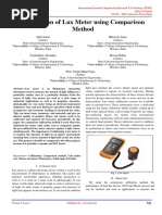 QMS Lux Meter Procedure | PDF | Calibration | Metrology