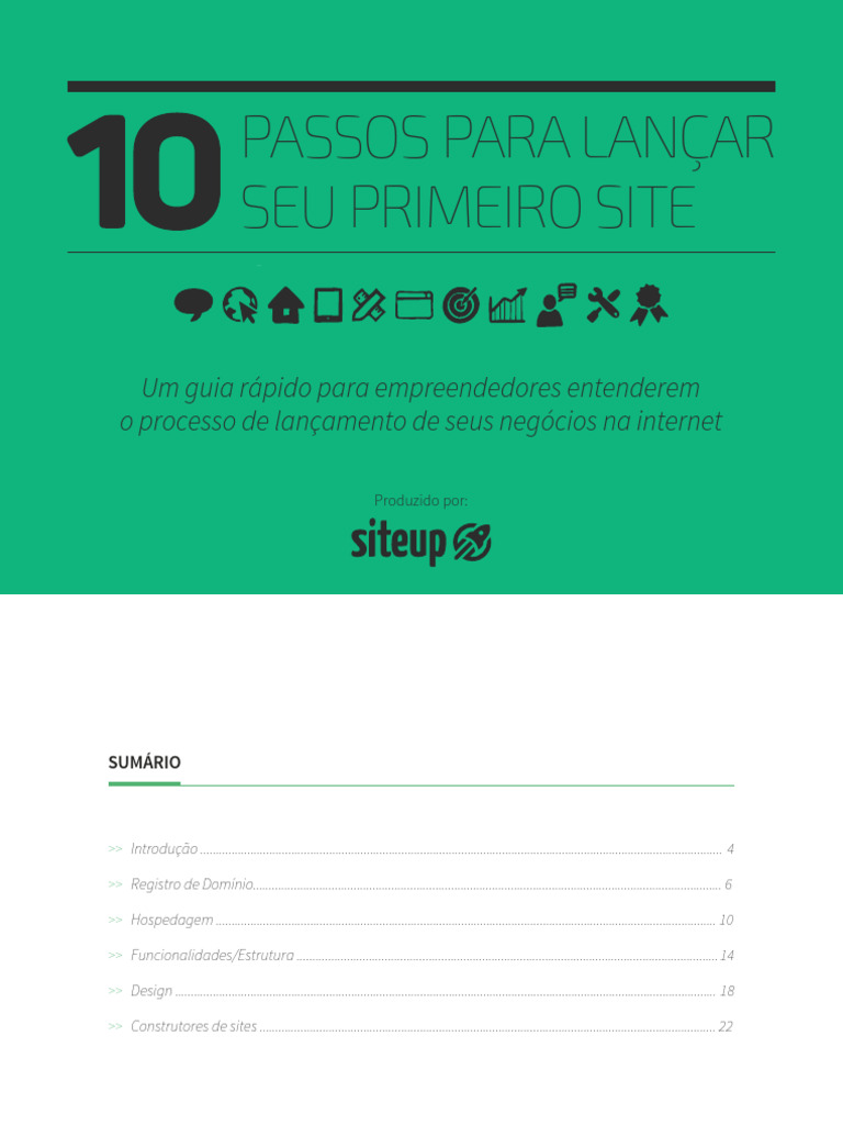 10 Passos para Lanar o Seu Primeiro Site | PDF | Internet | SEO