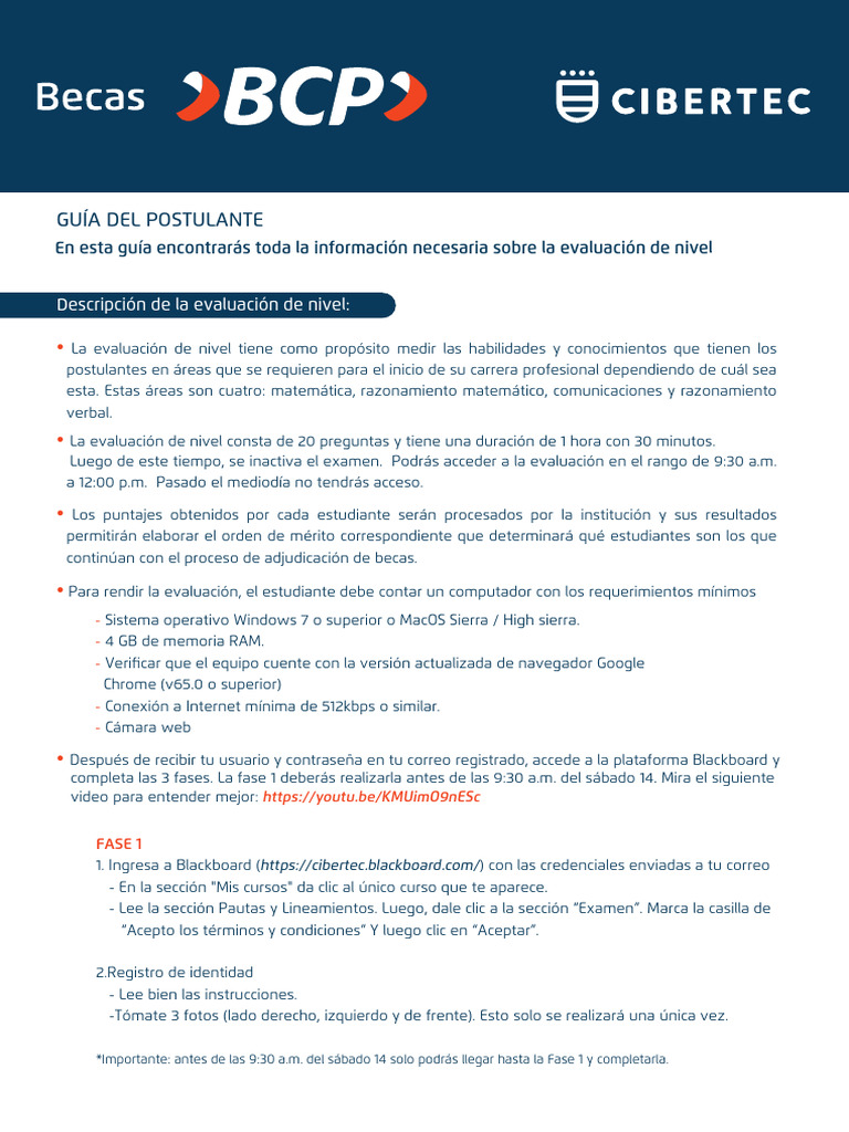 Guia Del Postulante BCP | PDF | Informática