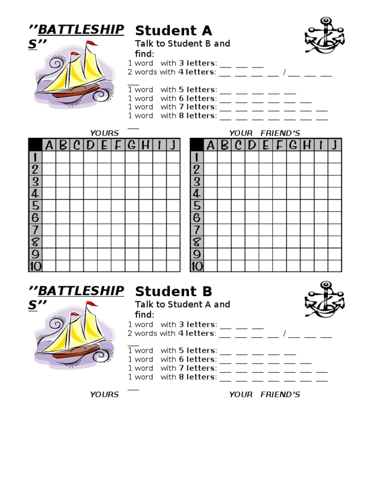 Battleships | PDF | Career & Growth | Sports & Recreation