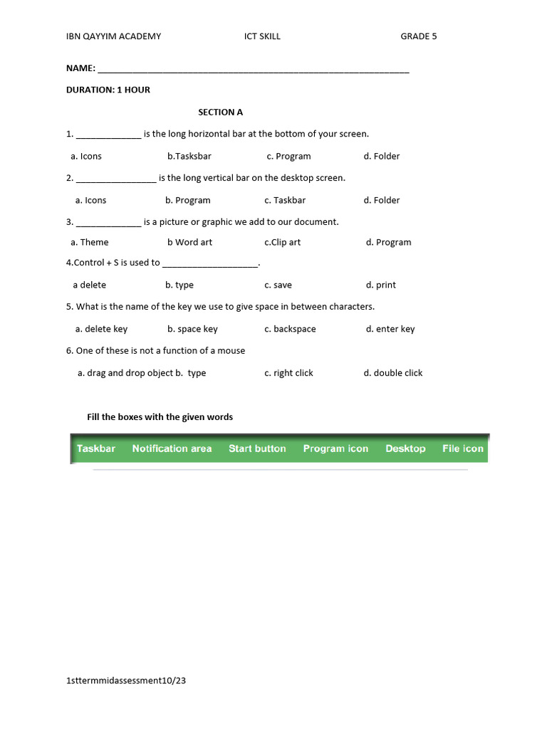 Grade 5 Ict | PDF