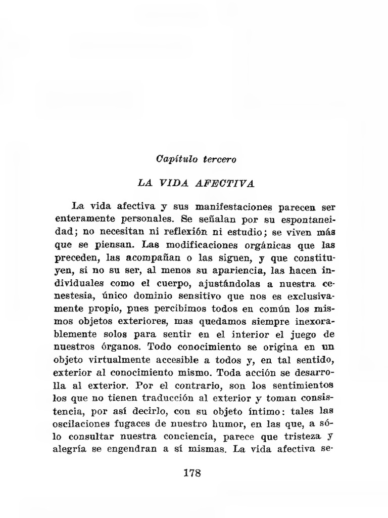 Blondel - La Vida Afectiva | PDF | Amor | Las emociones
