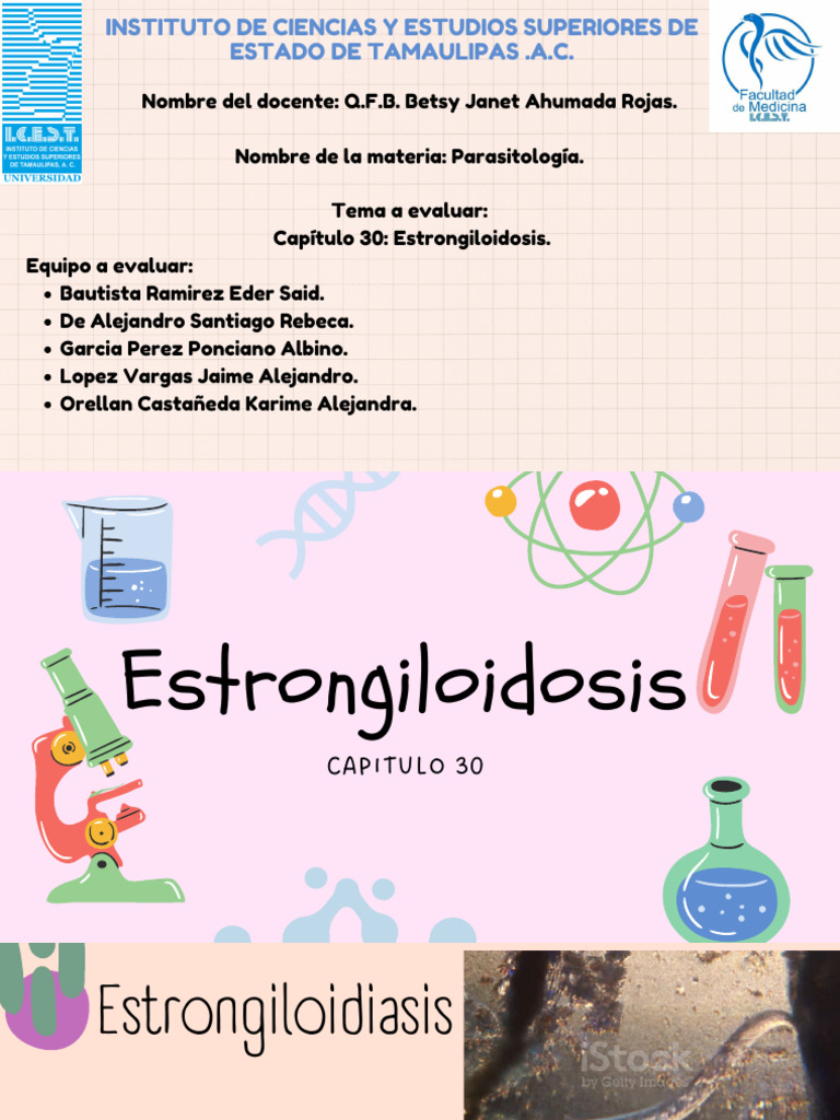 Estrongiloidosis: Diagnóstico y Tratamiento | PDF | Neumonía | Sistema inmune