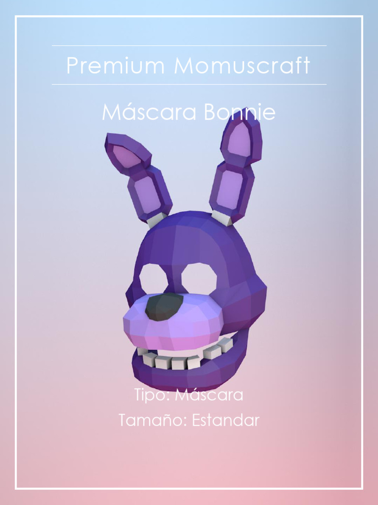 Mascara Bonnie | PDF
