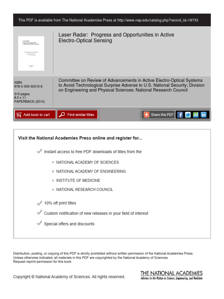 (Lidar) Laser Radar - Progress and Opportunities in Active Electro ... (Lidar) Laser Radar - Progress and Opportunities in Active Electro ...