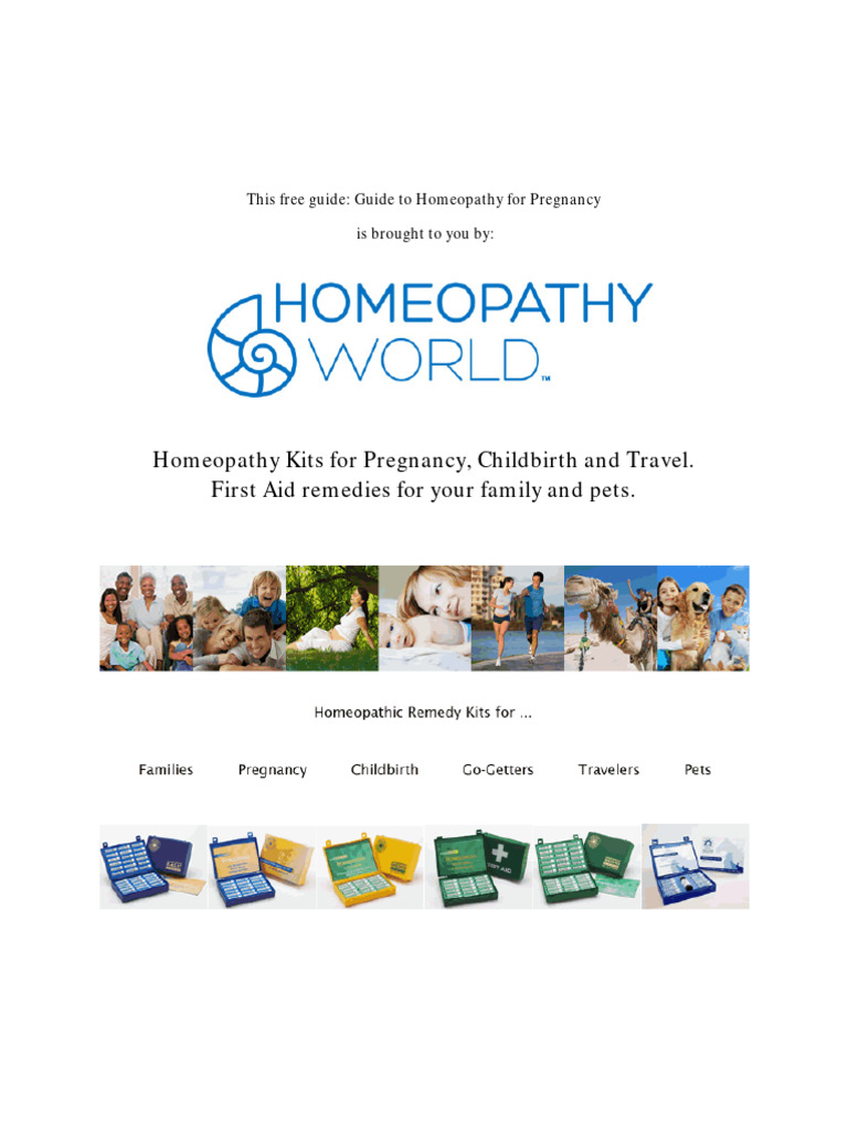 Your Guide To Homeopathy For Pregnancy | Download Free PDF | Homeopathy ...