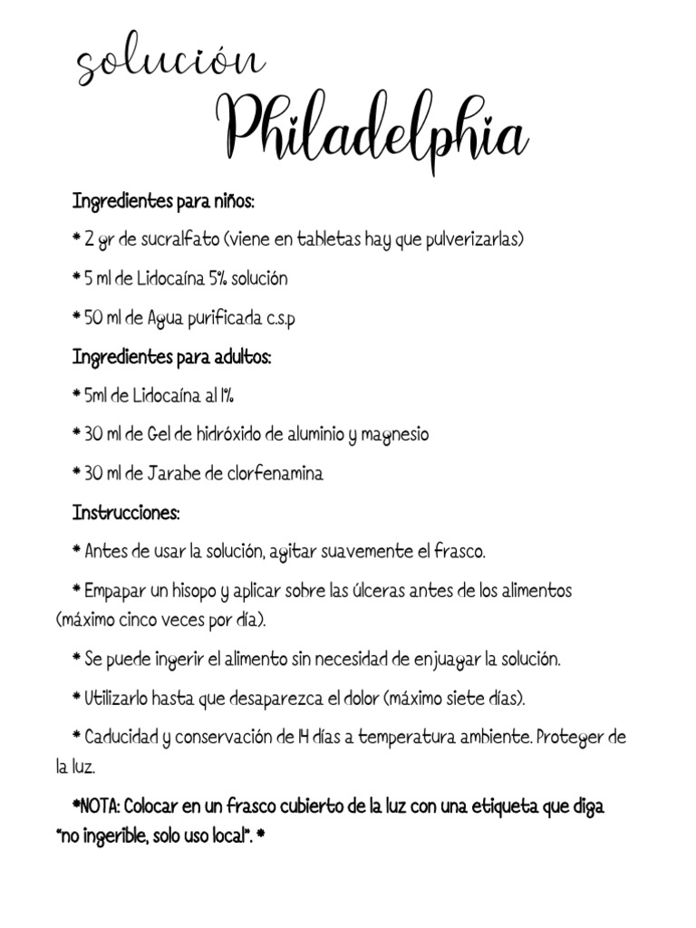 Solución Philadelphia | PDF Solución Philadelphia | PDF