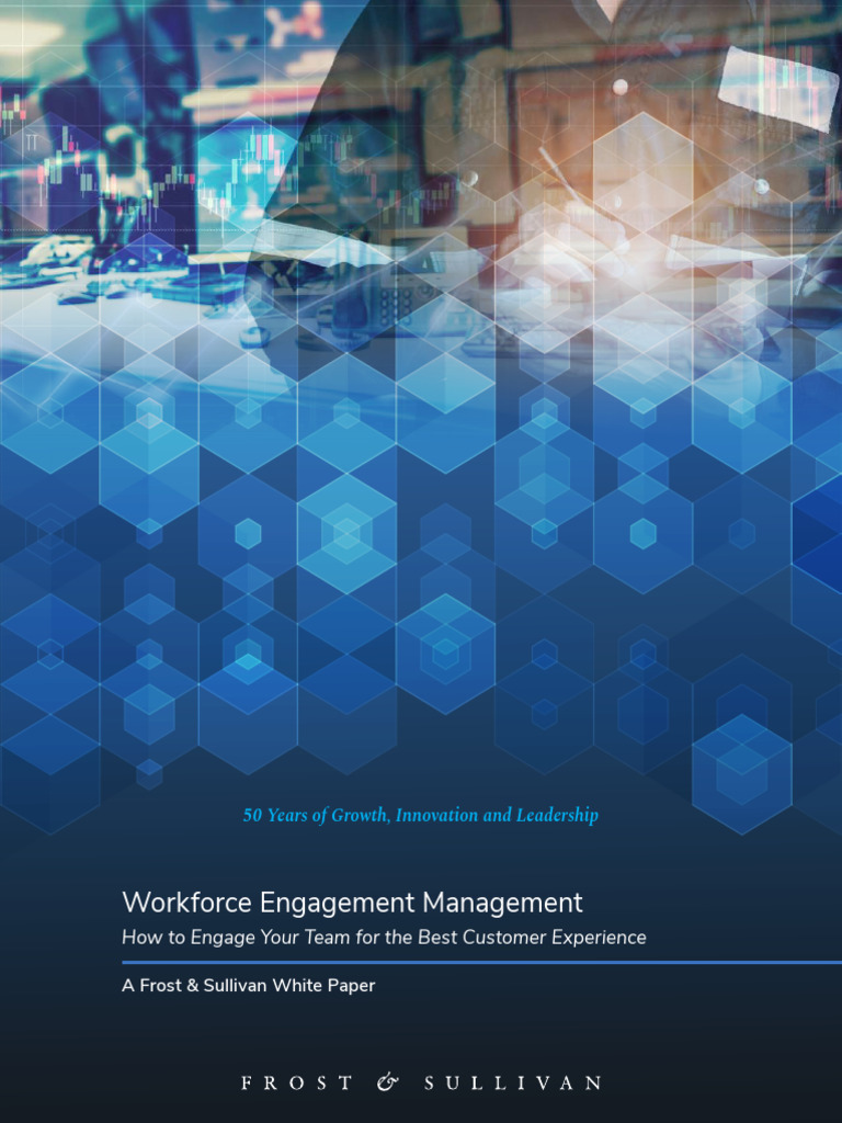 Frost Sullivan Workforce Engagement Management How To Engage Your Team ...