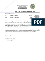 Barangay Endorsement Letter | PDF