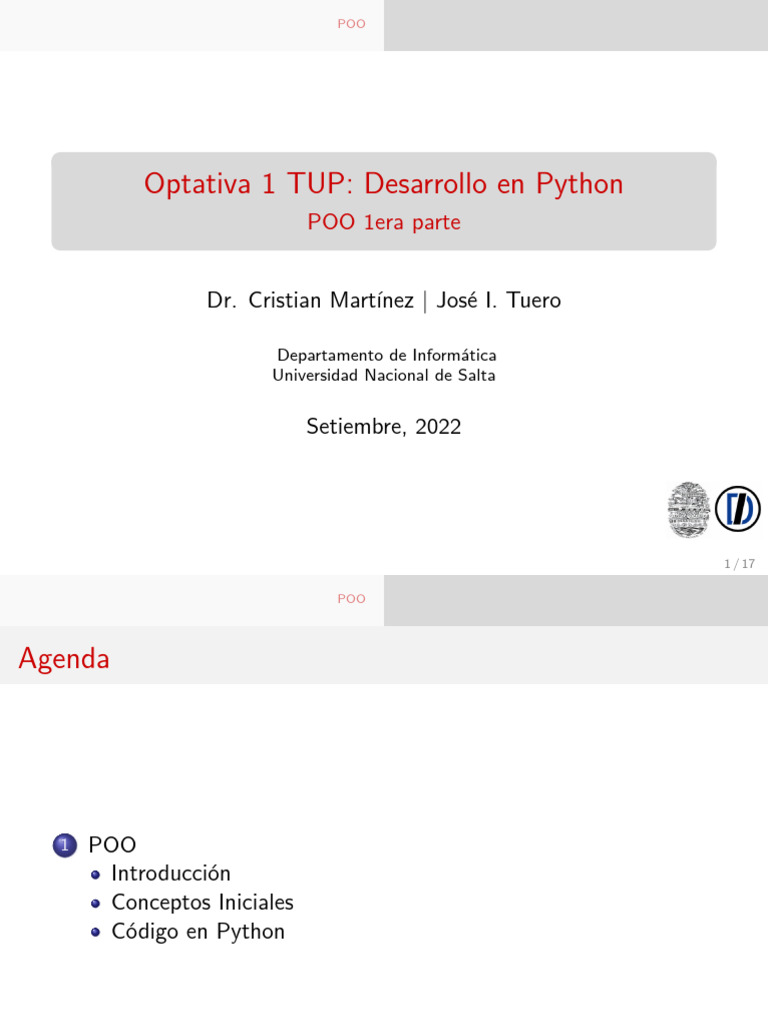 Python Clase 3 Pdf Objeto Informática Programación Orientada A 1894