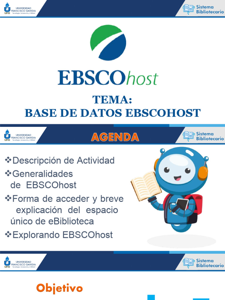 CLASE 2 - Presentación EBSCOhost | PDF