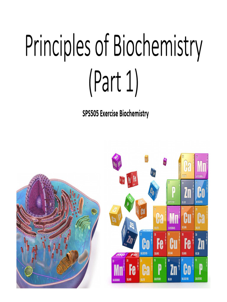 Principles of Biochemistry | PDF | Ion | Chemical Bond