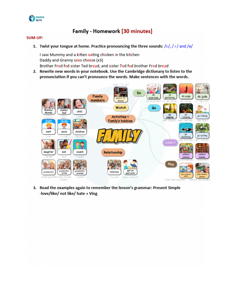 After-Class - Lesson 1 - Daily Life-Family | PDF | Human Communication ... After-Class - Lesson 1 - Daily Life-Family | PDF | Human Communication ...