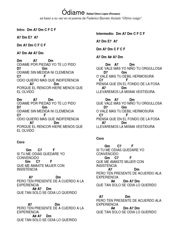 Odiame - Los Tres Reyes DM | PDF