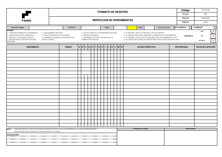 Inspección de Herramientas Manuales | PDF | Informática Inspección de Herramientas Manuales | PDF | Informática