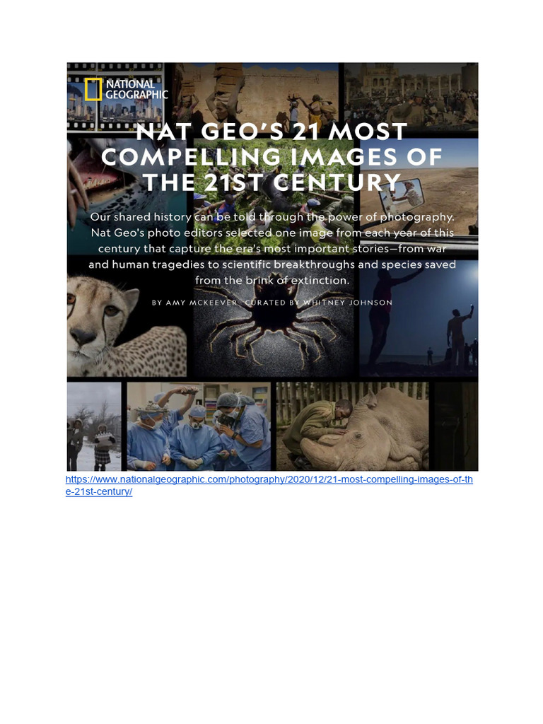 Some of The Most Compelling Images - NatGeo | PDF