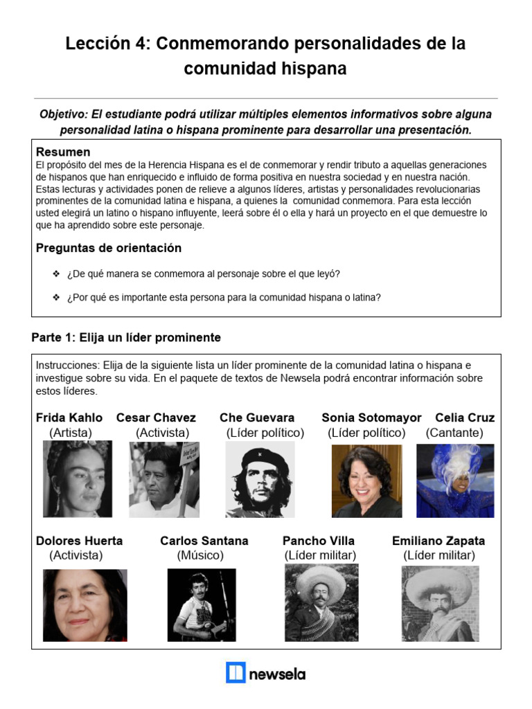 Spanish Hispanic Heritage Month Student Activities Packet 2 | PDF ...