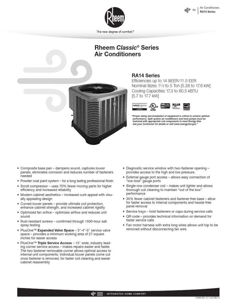 RA14 - A11-222 - Rev4 | PDF