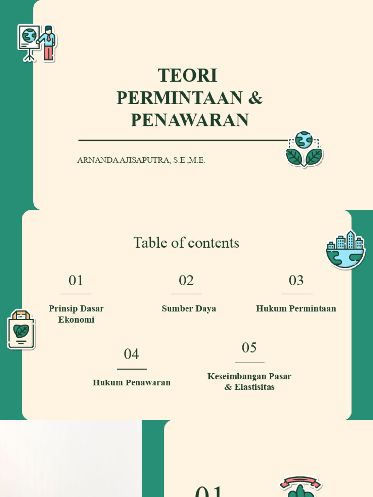 Teori Permintaan Dan Penawaran | PDF