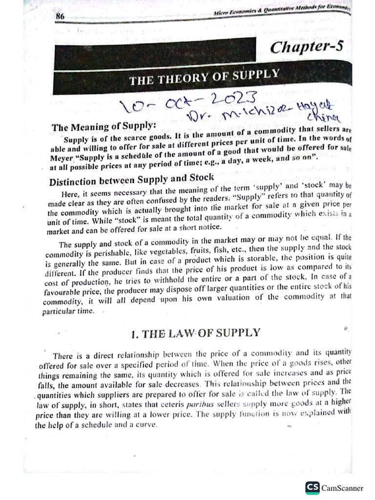 Economics Chapter 5 | PDF Economics Chapter 5 | PDF