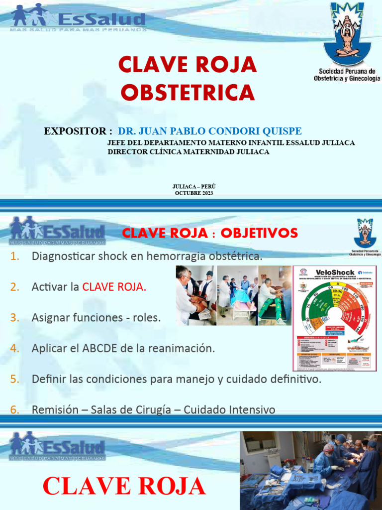Protocolo Clave Roja en Hemorragia Obstétrica | PDF