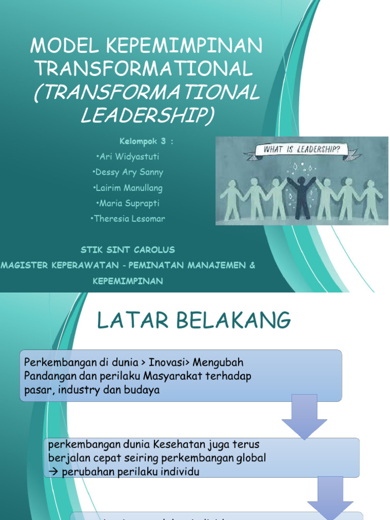Kepemimpinan Transformational | PDF | Karier & Perkembangan