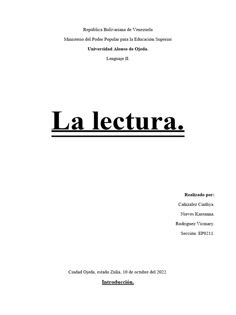 Trabajo 2 de Lenguaje II | PDF | Hipótesis | Aprendizaje Trabajo 2 de Lenguaje II | PDF | Hipótesis | Aprendizaje