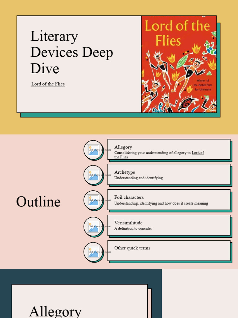 Literary Devices Deep Dive | PDF | Allegory