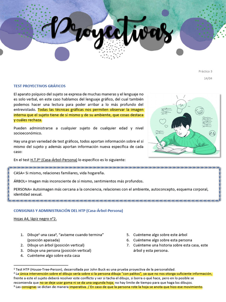 Proyectivas Pract3 | PDF