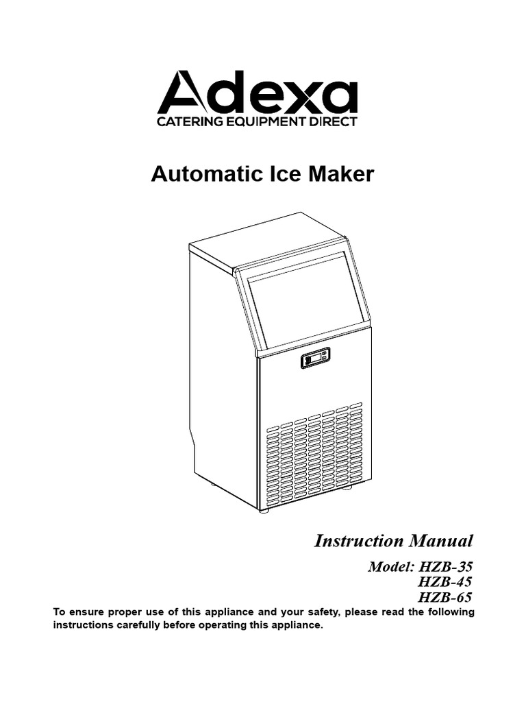 Instruction Manual HZB 35 45 65 | PDF | Ac Power Plugs And Sockets | Water