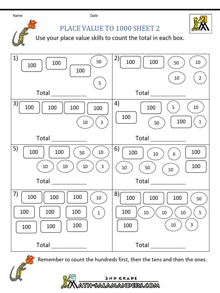 Place Value To 1000 2 | PDF