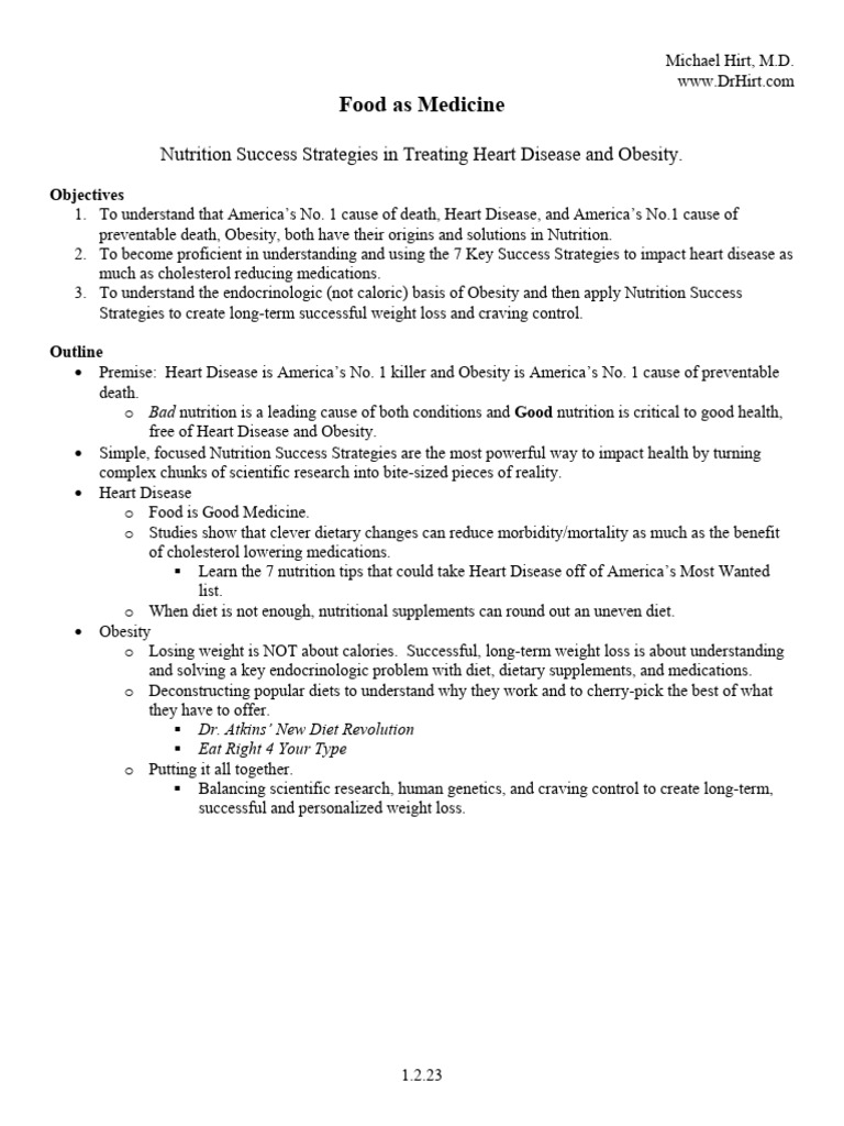 (Ebook) Food As Medicine - Nutrition Success Strategies in Treating ...