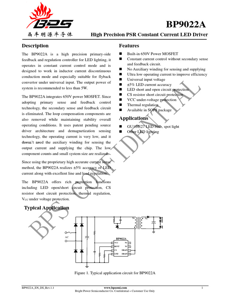 Bp9022a BPS | PDF