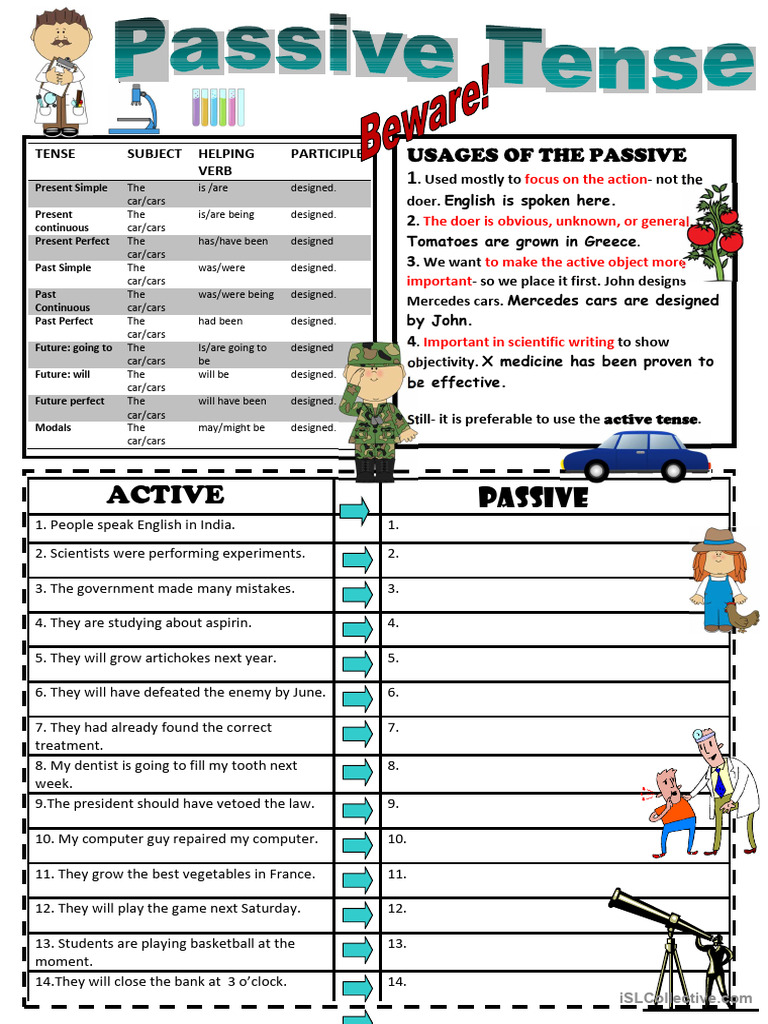 Passive Voice Usage in English Grammar | PDF | Language Arts & Discipline
