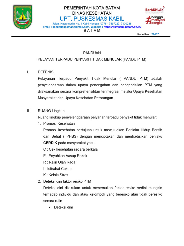 Panduan Pelayanan Terpadu PTM | PDF | Pengembangan Diri | Sains ...