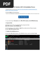 SPSS Version 25 Installation Procedure | PDF | Spss | System Software