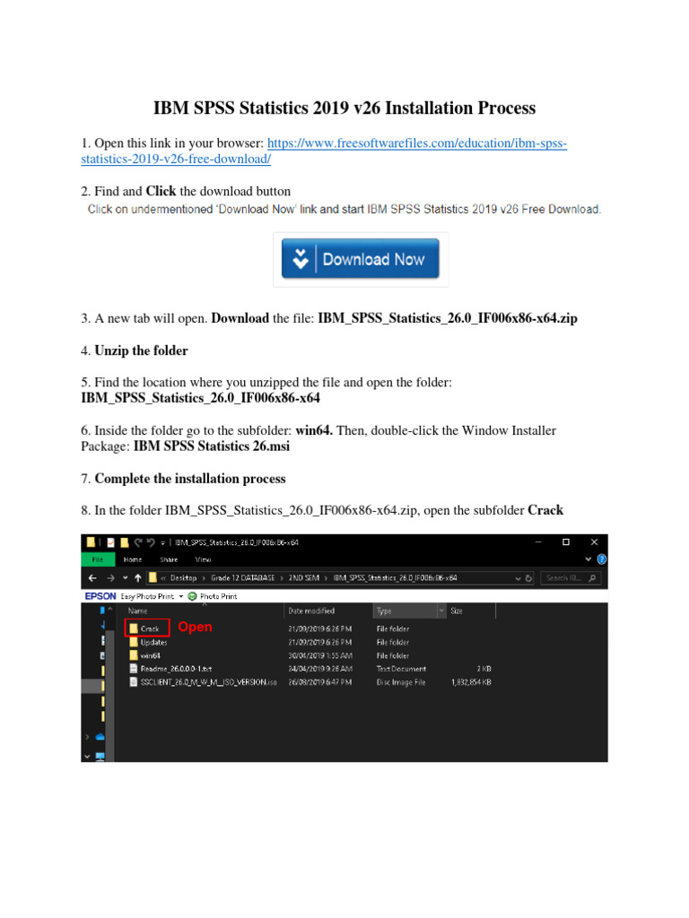IBM SPSS Statistics 2019 v26 Installation Process | PDF