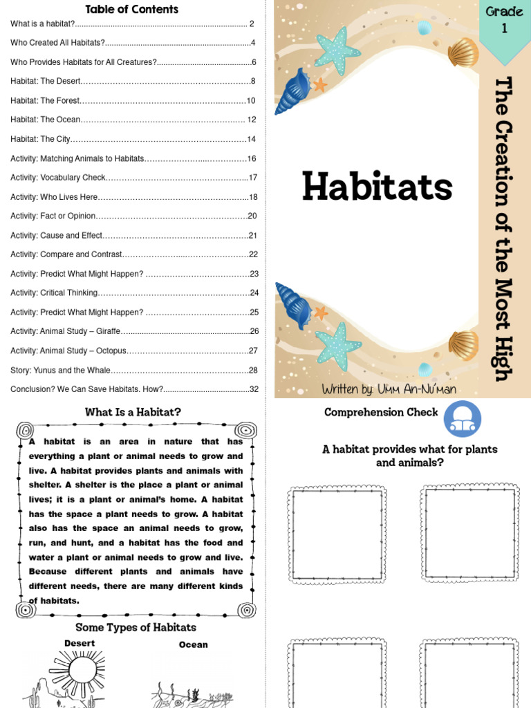 Habitat Interactive Book | PDF