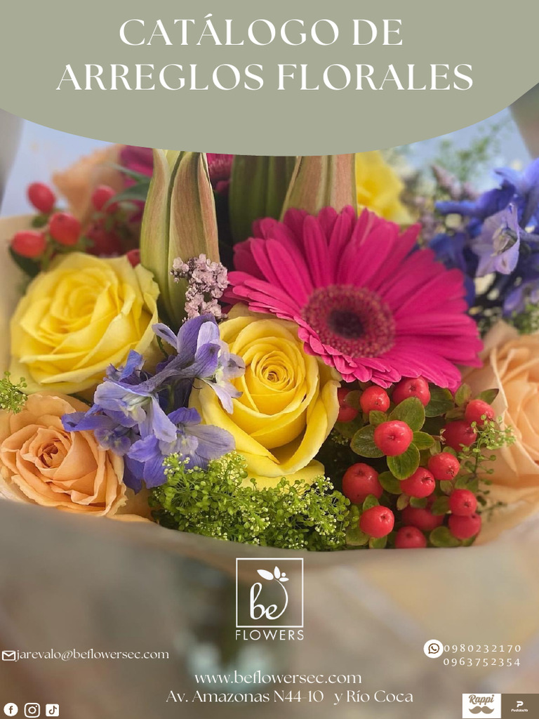 Catálogo de Arreglos Florales: Av. Amazonas N44-10 y Río Coca | PDF