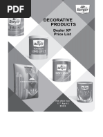 Dr. Fixit Waterproofing Price List | PDF | Concrete | Coating