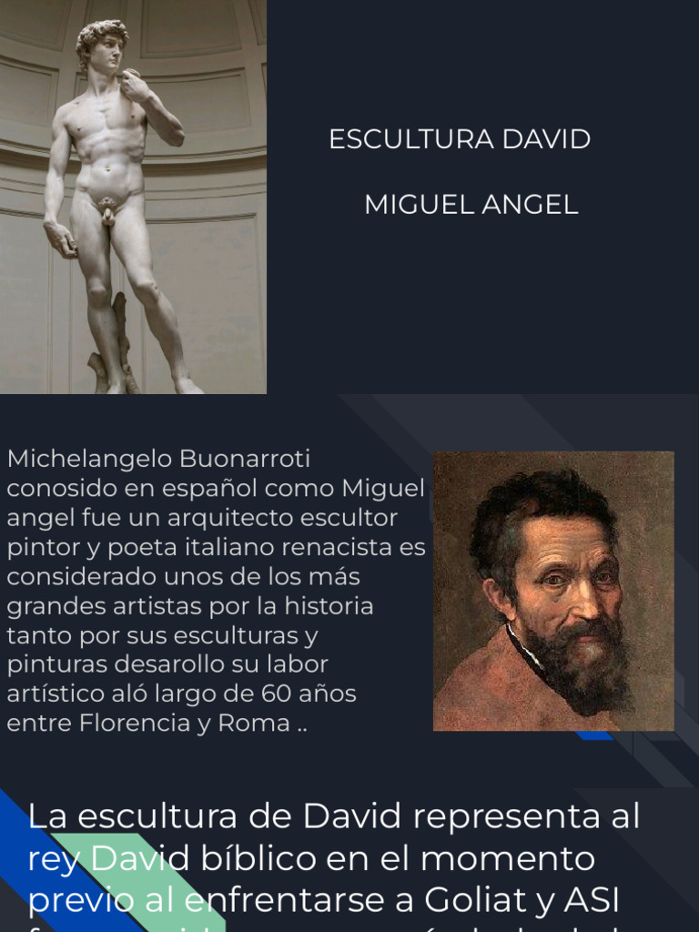 Escultura "David" de Miguel Ángel | PDF