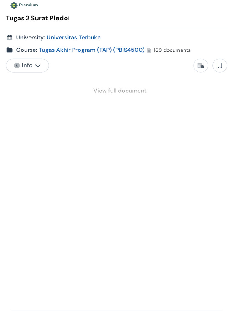 Tugas 2 Surat Pledoi Compress | PDF