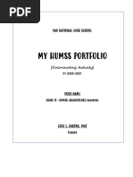 Module Culminating Activity Grade 12 Humss | PDF