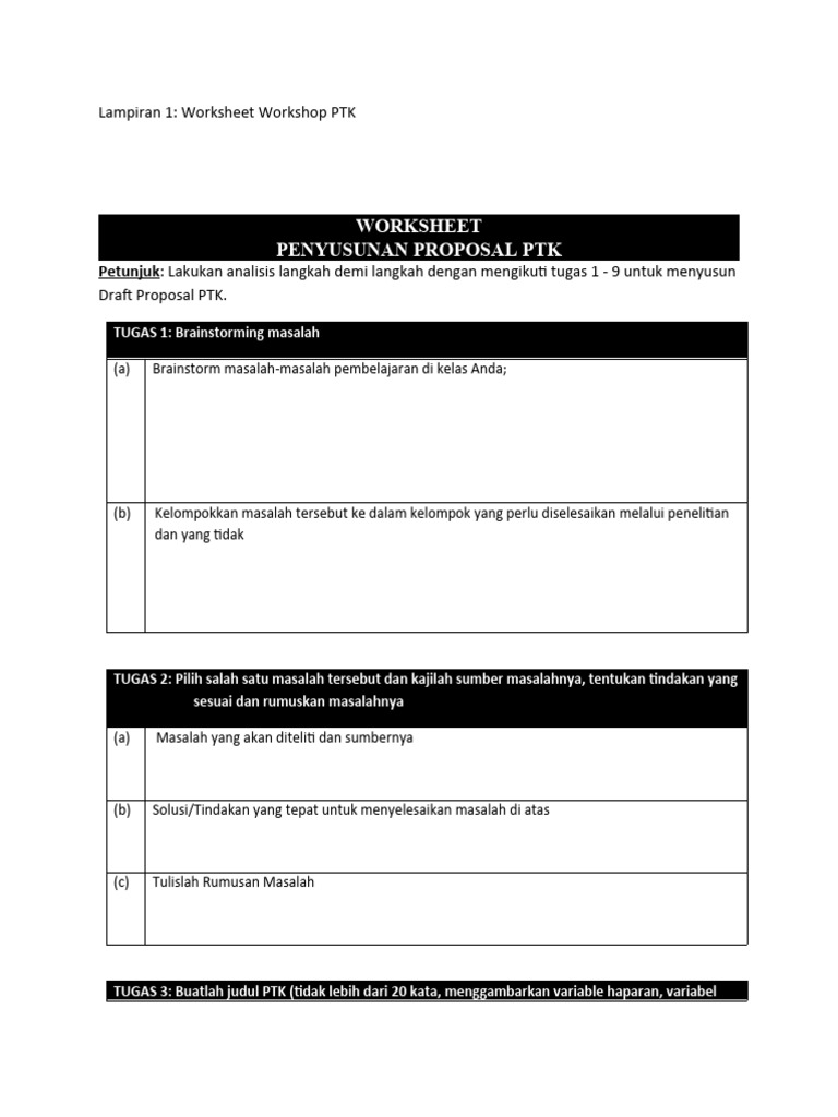 2.1 Lembar Kerja PTK | PDF | Seni