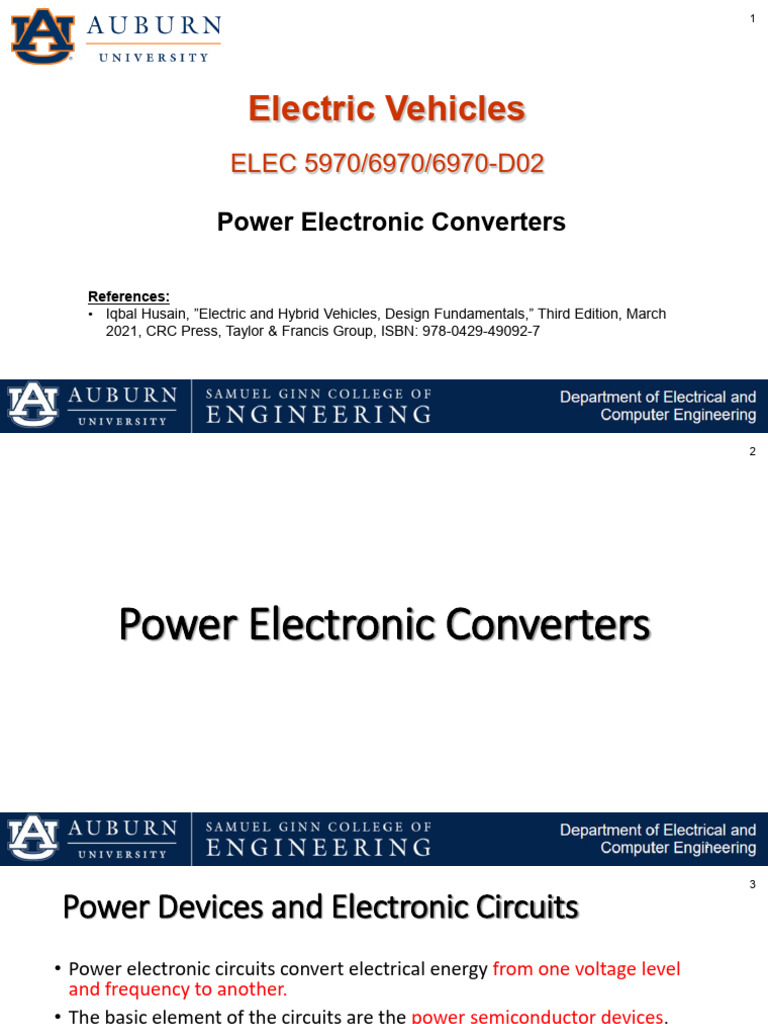 Power Electronics for Engineers | PDF