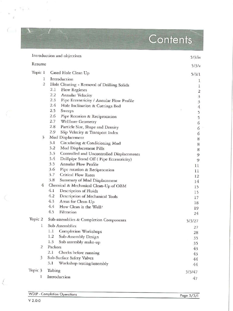 Shell - Round - 1 - Completion - Well Cleaning | PDF