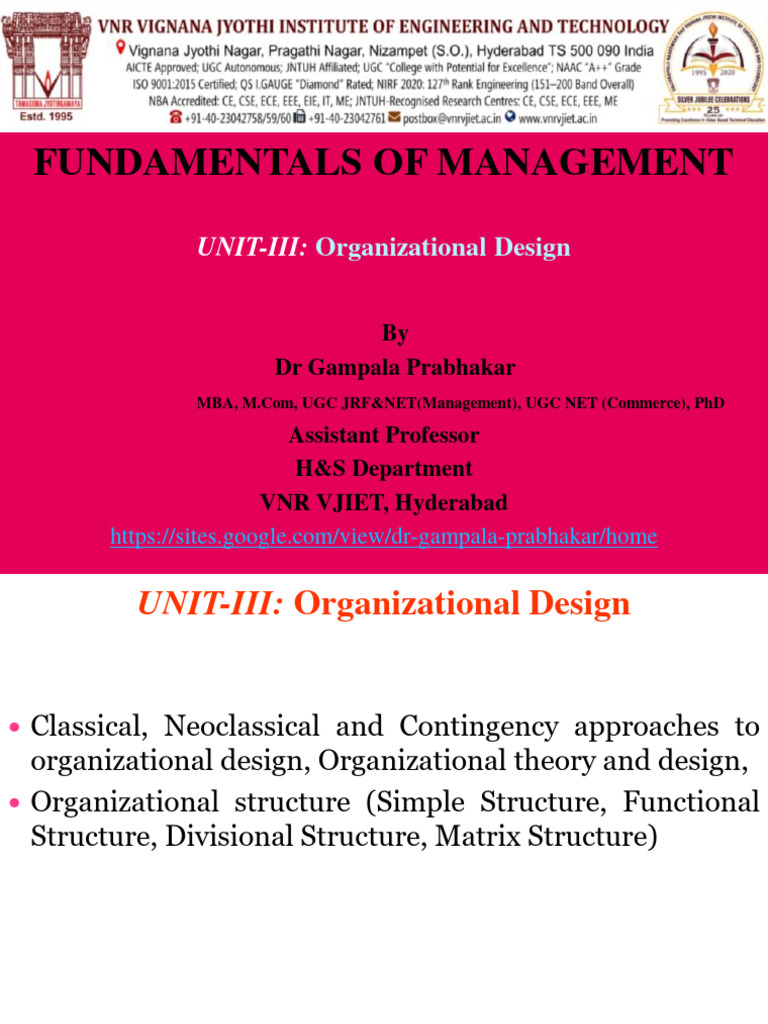Fom Unit III | PDF