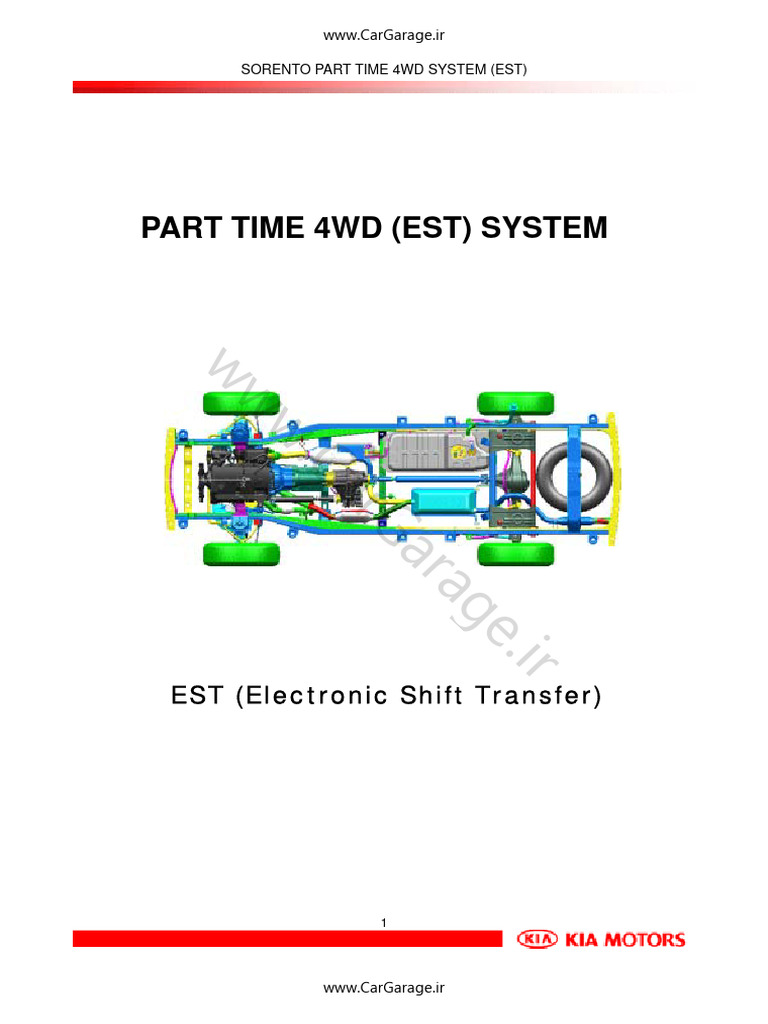 Sorento EST | PDF | Four Wheel Drive | Clutch